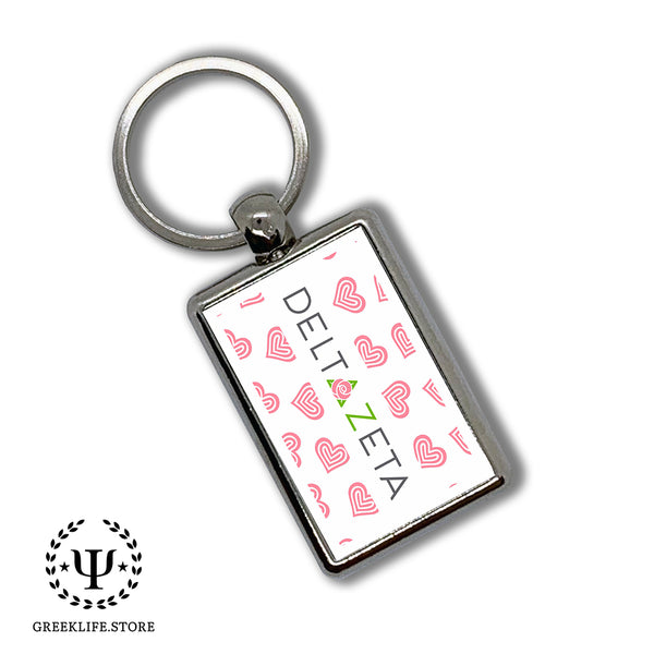 Delta Zeta Keychain Rectangular — GreekLife.Store