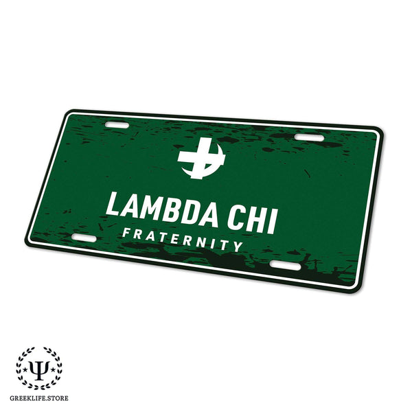 Lambda Chi Alpha Decorative License Plate — GreekLife.Store