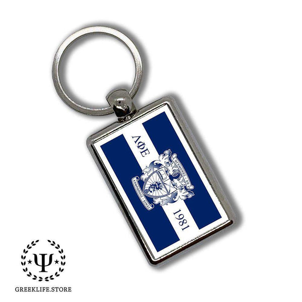 Lambda Phi Epsilon Keychain Rectangular — GreekLife.Store