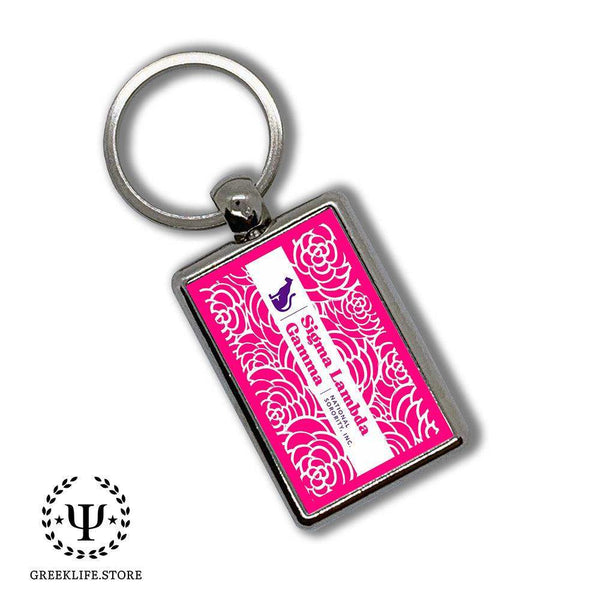 Sigma Lambda Gamma Keychain Rectangular — GreekLife.Store