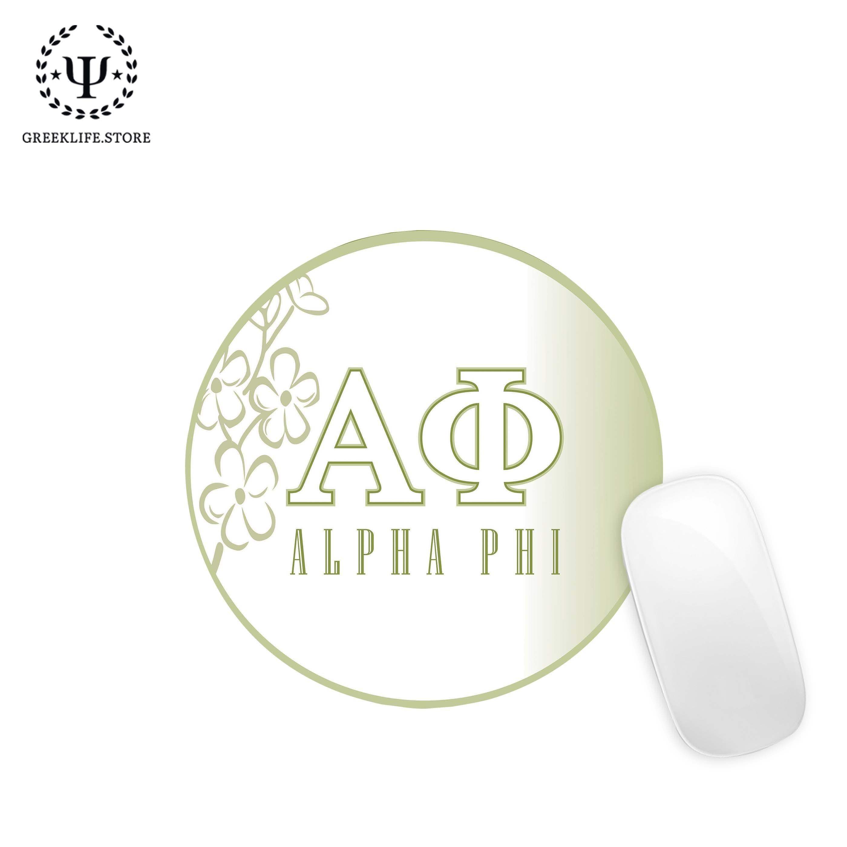Alpha Phi Mouse Pad Round — GreekLife.Store