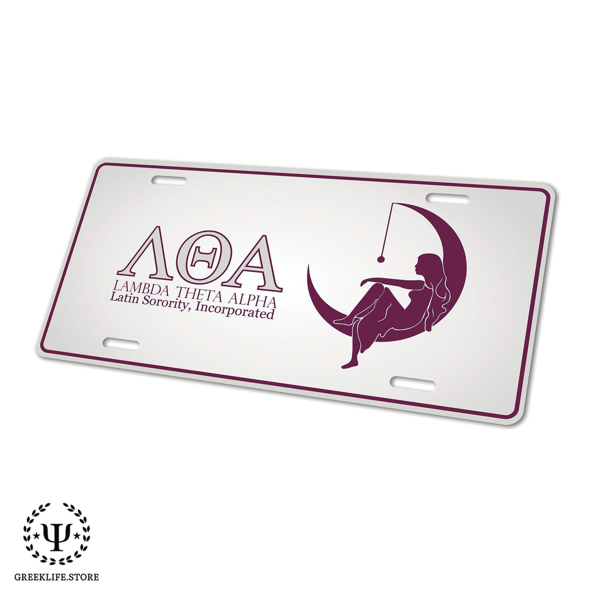 Lambda Theta Alpha Decorative License Plate — GreekLife.Store