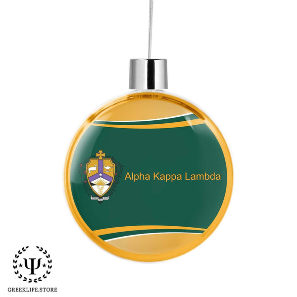 Alpha Kappa Lambda Christmas Ornament Flat Round — GreekLife.Store