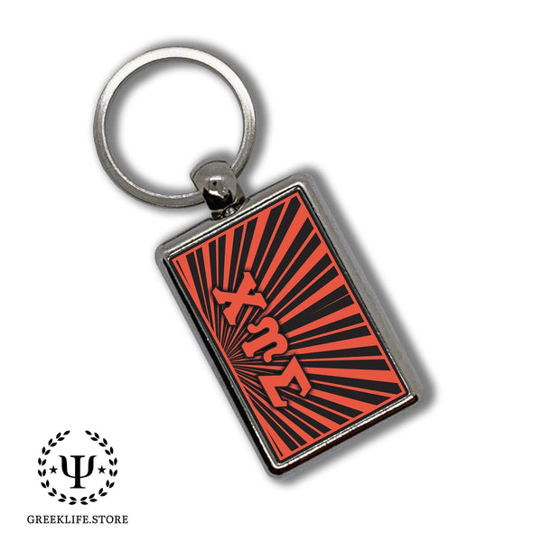 Chi Upsilon Sigma Keychain Rectangular — GreekLife.Store