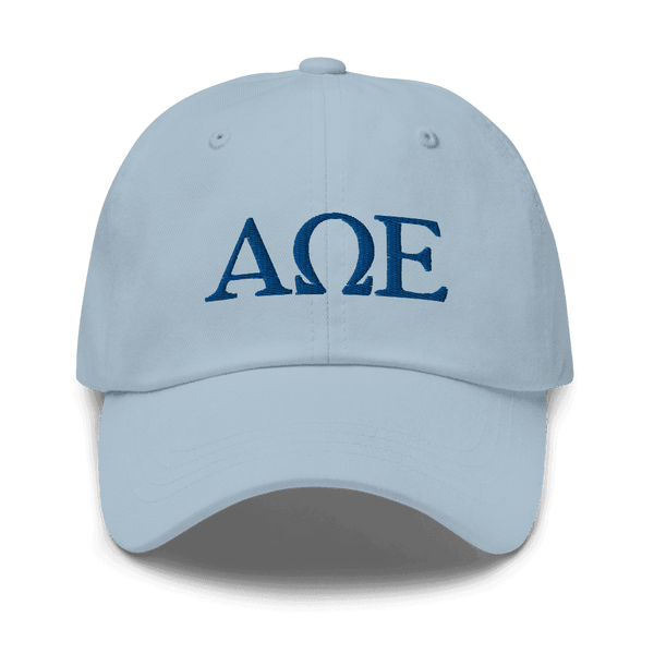 Alpha Omega Epsilon Officially Licensed Classic Dad Hat - Greek Life ...