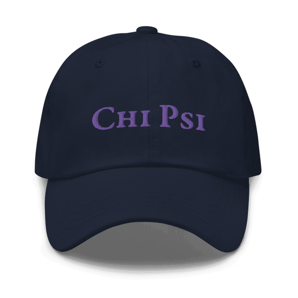 Chi Psi Officially Licensed Classic Dad Hat - Greek Life — GreekLife.Store