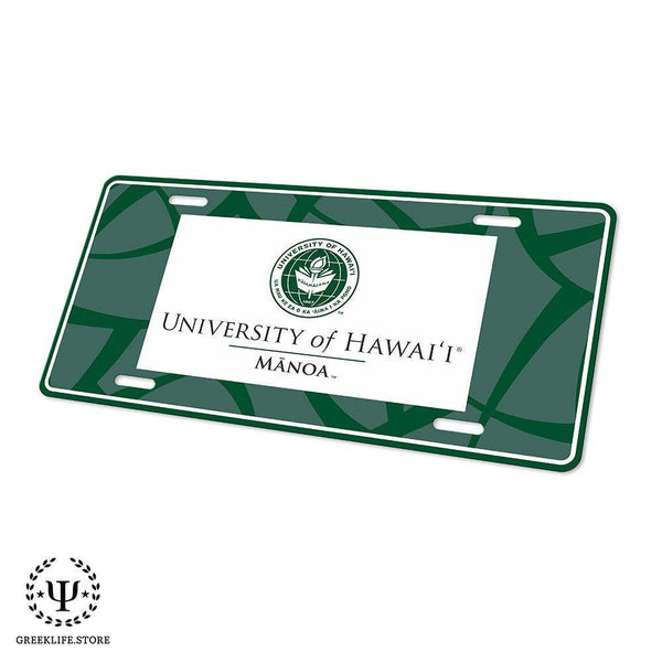 University of Hawaii MANOA Decorative License Plate - Greek Life ...