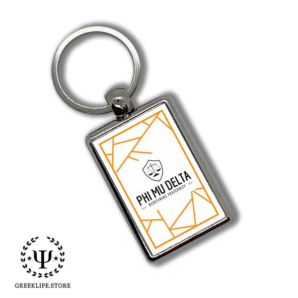 Phi Mu Delta Keychain Rectangular — GreekLife.Store