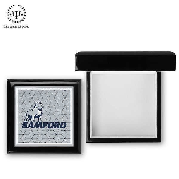 Samford University Keepsake Box Wooden — GreekLife.Store