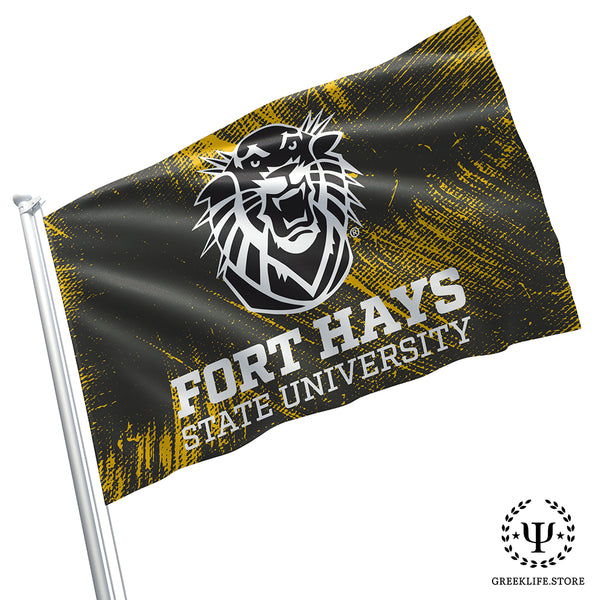 Fort Hays State University Flag - Licensed NCAA Decor — GreekLife.Store