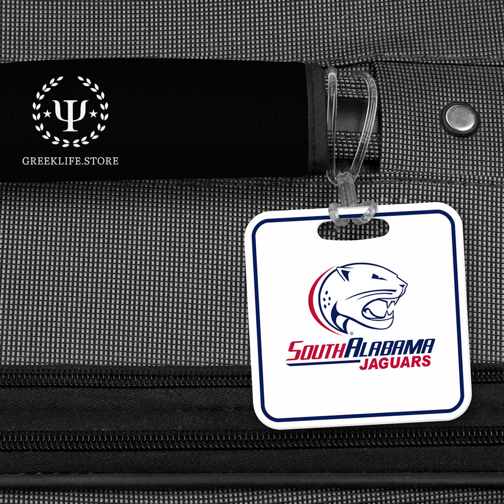 University of South Alabama Luggage Bag Tag (square) — GreekLife.Store