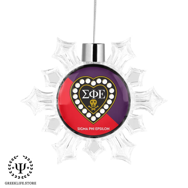 Sigma Phi Epsilon Christmas Ornament - Snowflake — GreekLife.Store