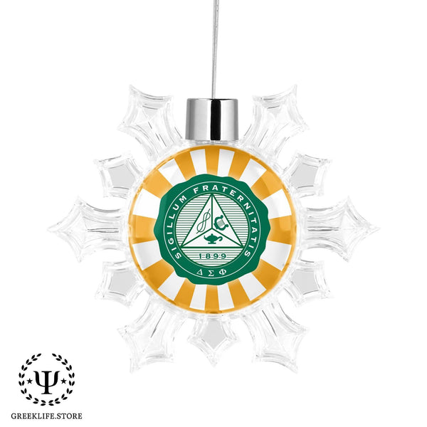 Delta Sigma Phi Christmas Ornament - Snowflake — GreekLife.Store