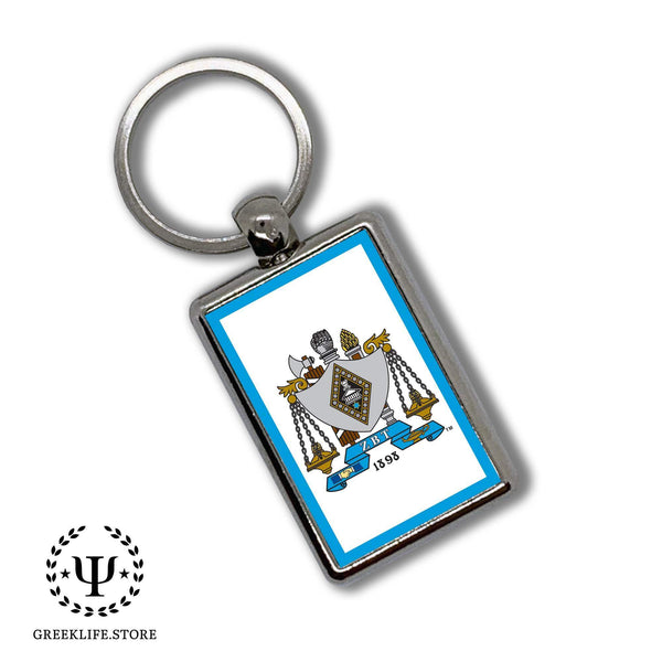 Zeta Beta Tau Keychain Rectangular — GreekLife.Store