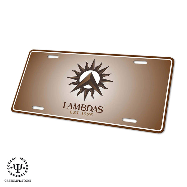 Lambda Theta Phi Decorative License Plate — GreekLife.Store