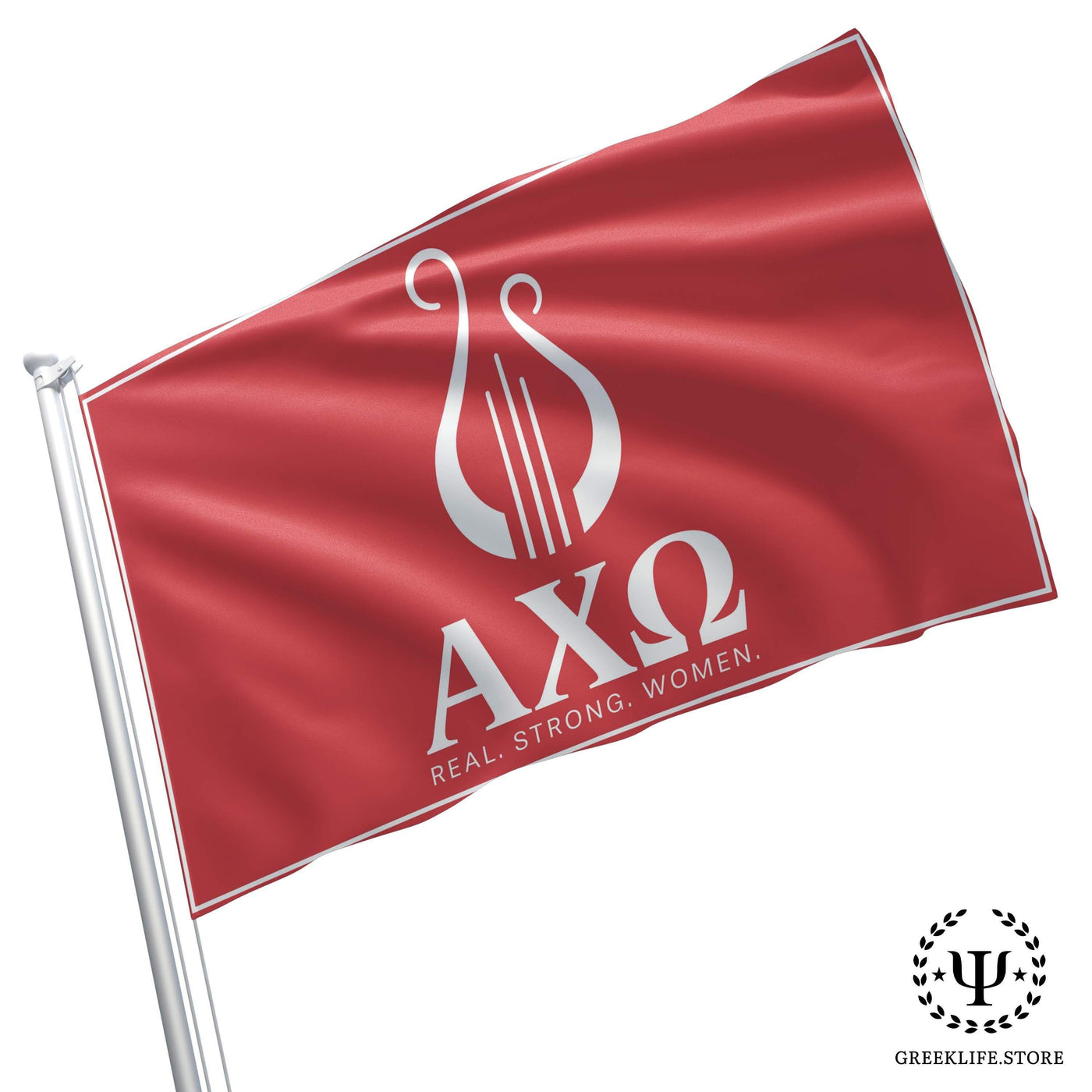 Alpha Chi Omega Flag - Officially Licensed Greek Decor — GreekLife.Store