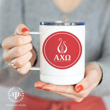 Alpha Chi Omega Stainless Steel Travel Mug 13 OZ — GreekLife.Store