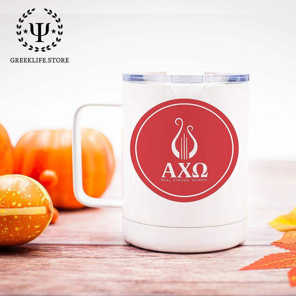 Alpha Chi Omega Stainless Steel Travel Mug 13 OZ — GreekLife.Store