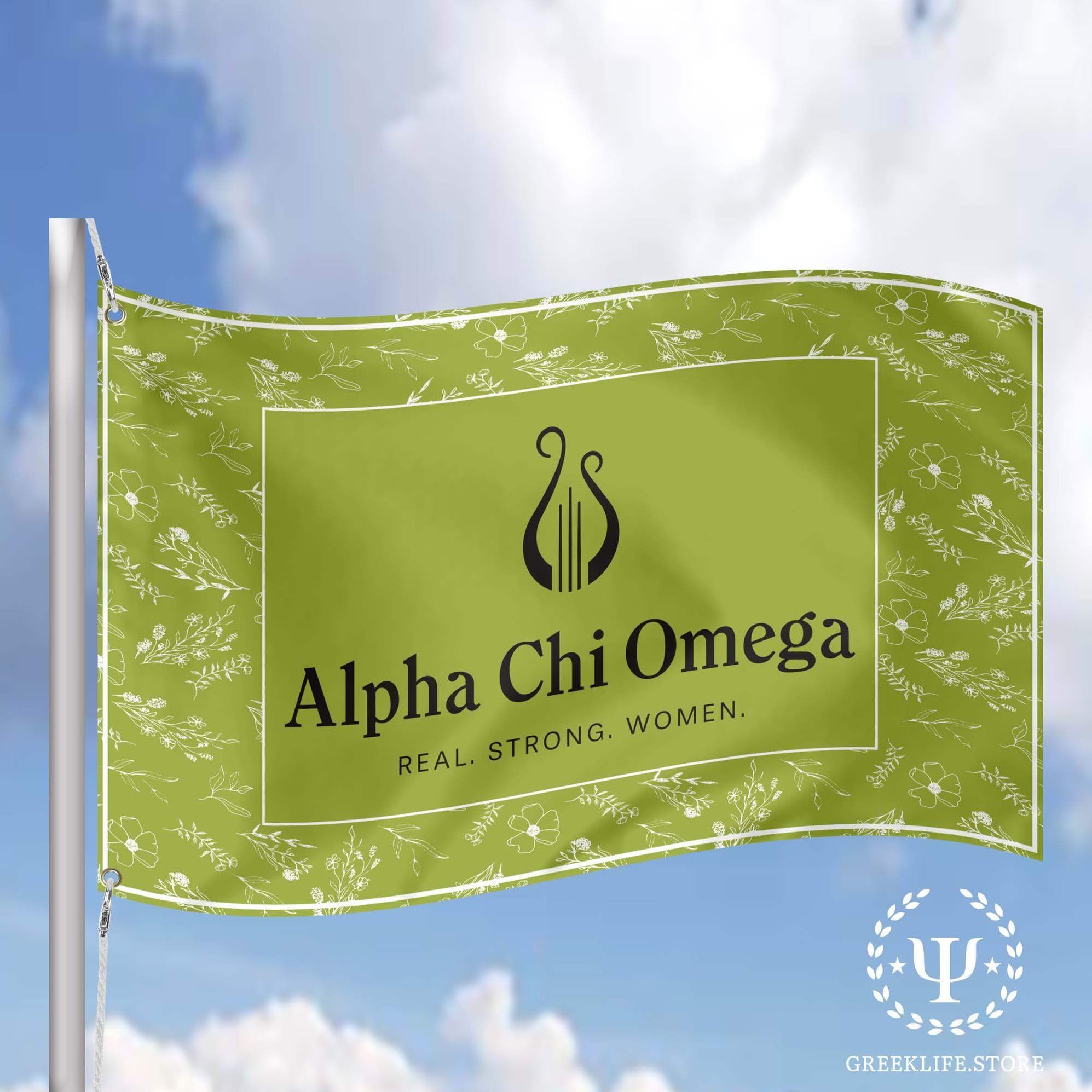 Alpha Chi Omega Flags and Banners - Greek Life — GreekLife.Store