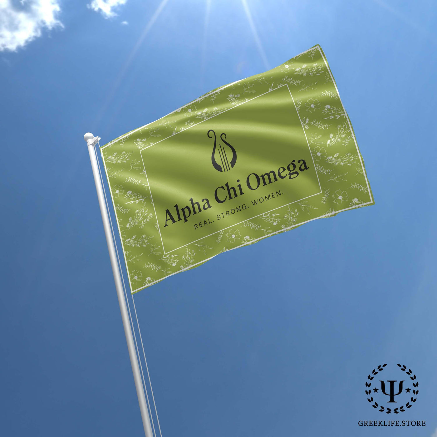 Alpha Chi Omega Flags and Banners - Greek Life — GreekLife.Store
