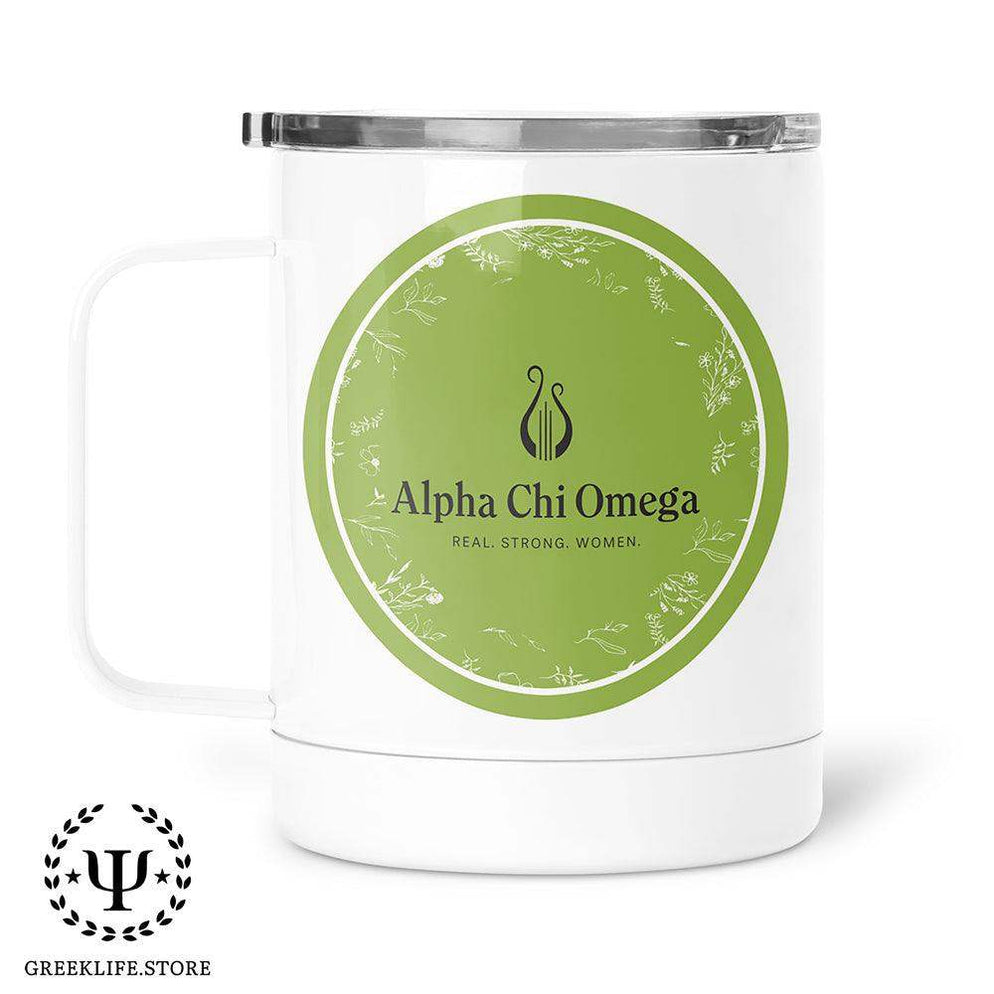 Alpha Chi Omega Stainless Steel Travel Mug 13 OZ — GreekLife.Store