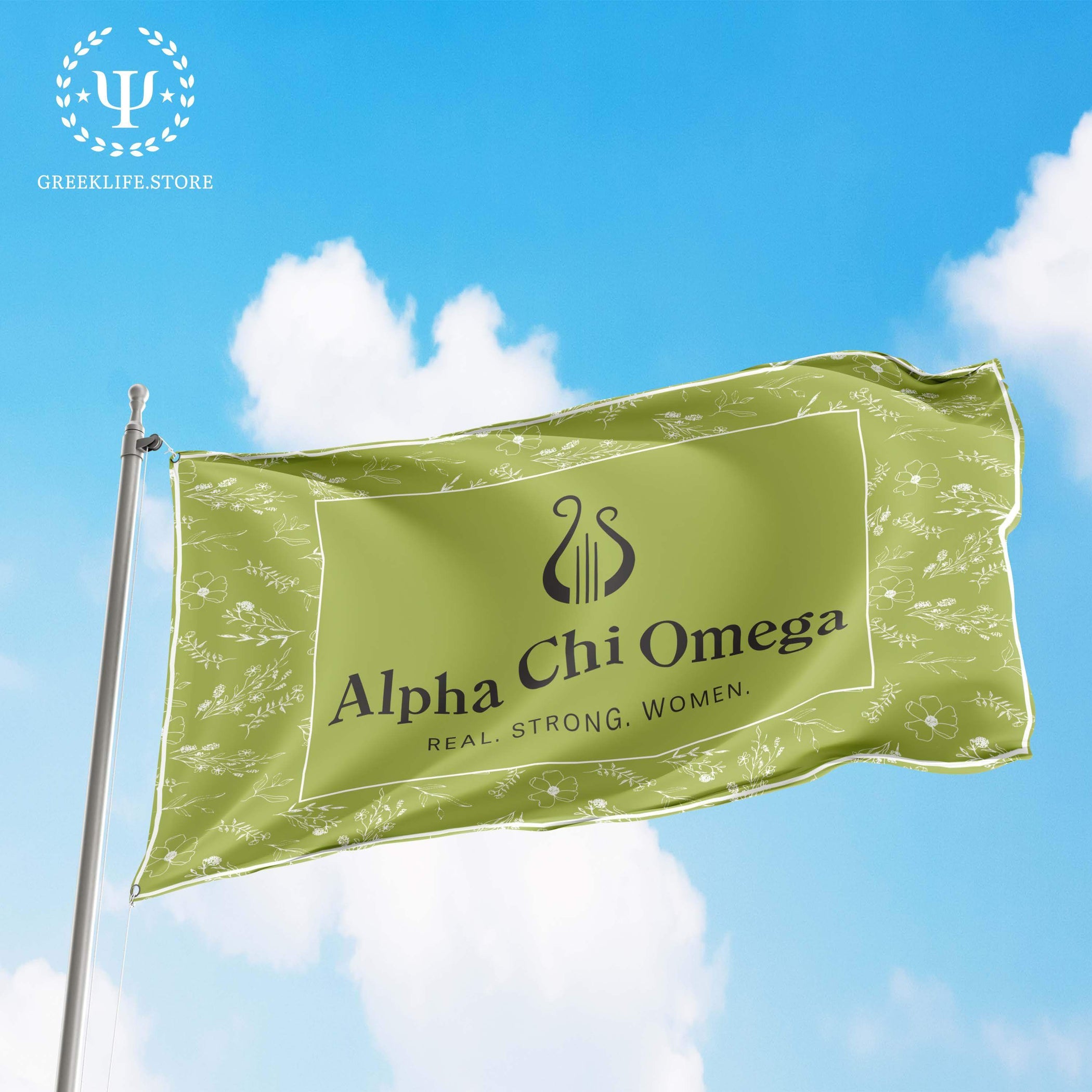 Alpha Chi Omega Flags and Banners - Greek Life — GreekLife.Store