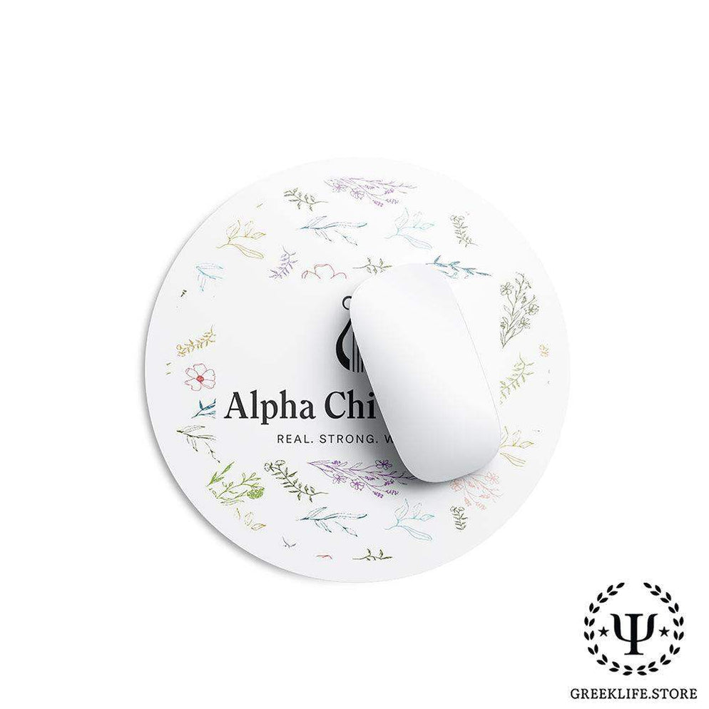 Alpha Chi Omega Mouse Pad Round — GreekLife.Store