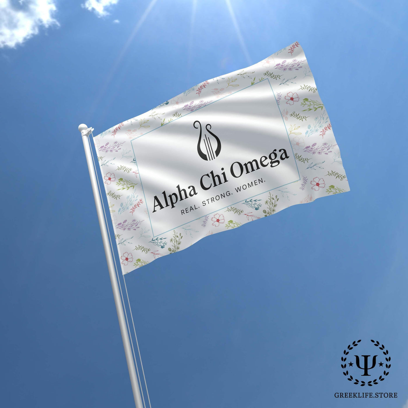 Alpha Chi Omega Flags and Banners - Greek Life — GreekLife.Store