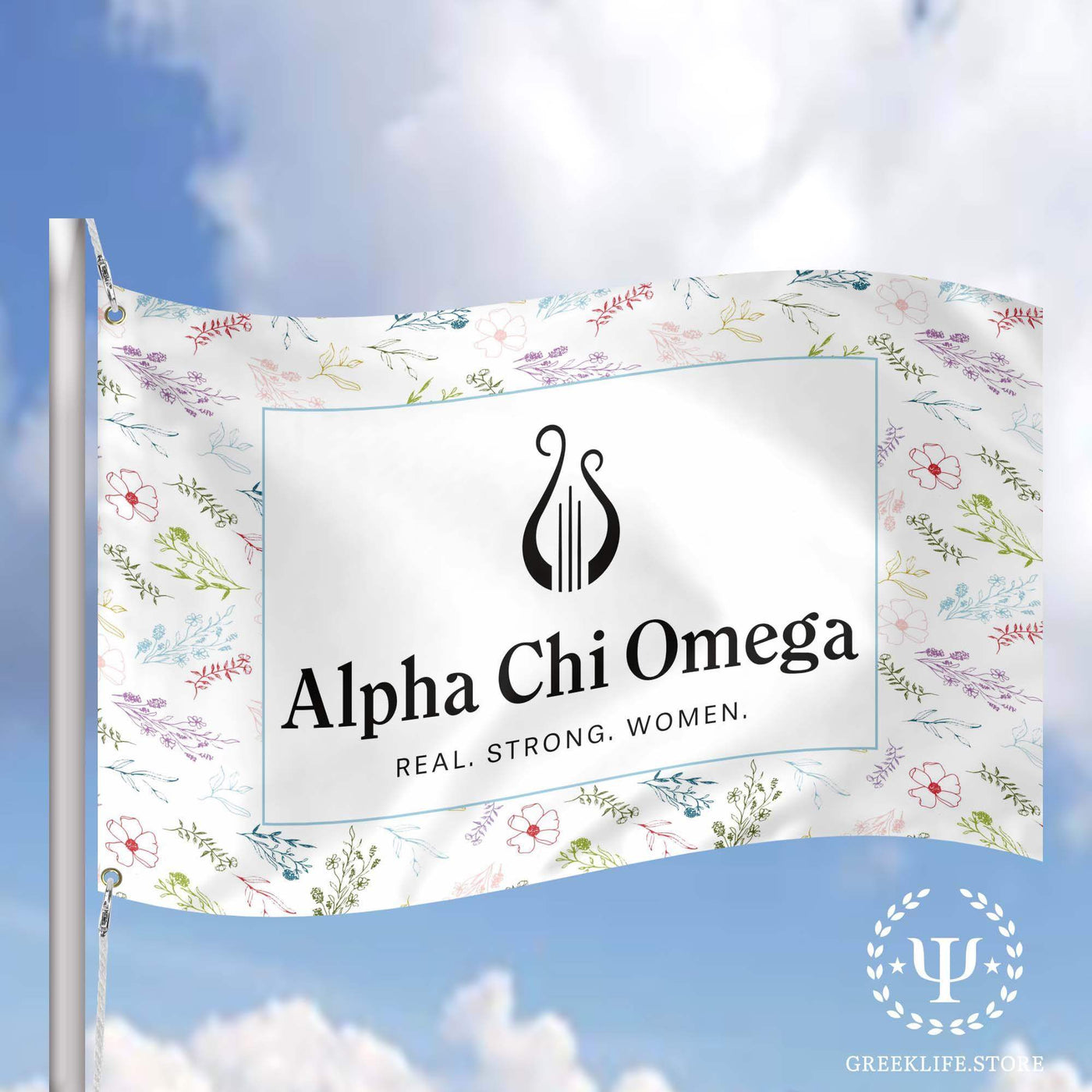 Alpha Chi Omega Flags and Banners - Greek Life — GreekLife.Store