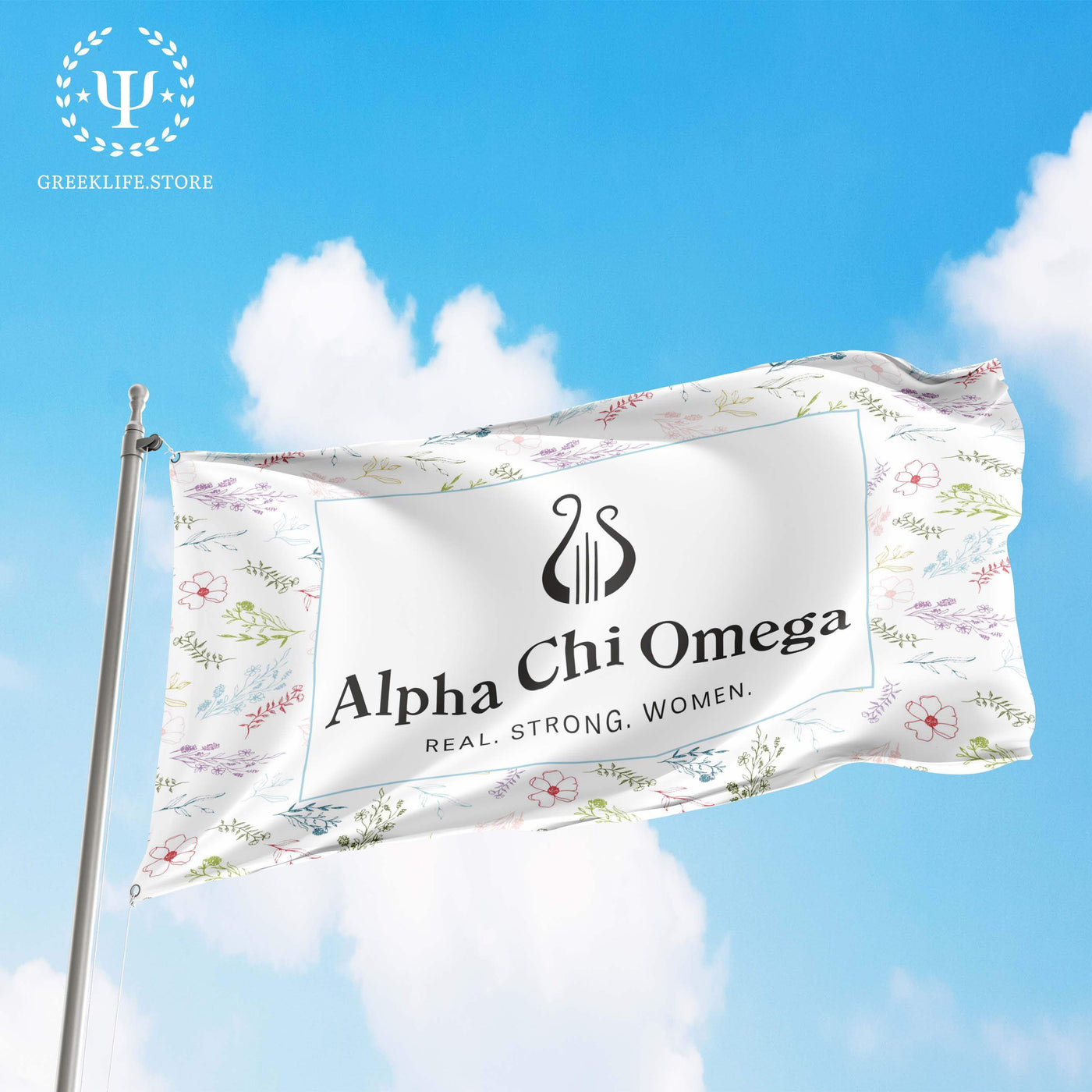Alpha Chi Omega Flags and Banners - Greek Life — GreekLife.Store