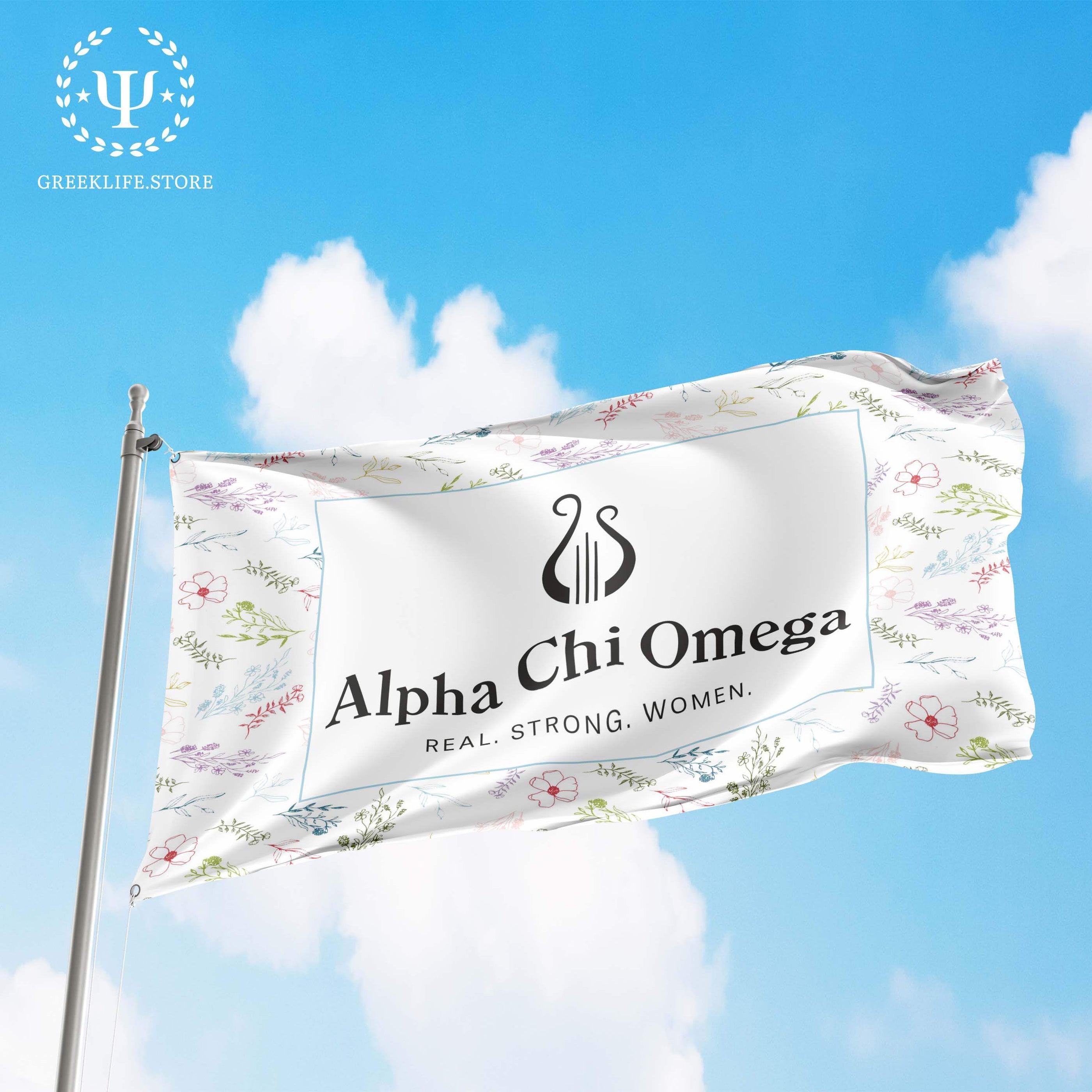 Alpha Chi Omega Flags and Banners — GreekLife.Store
