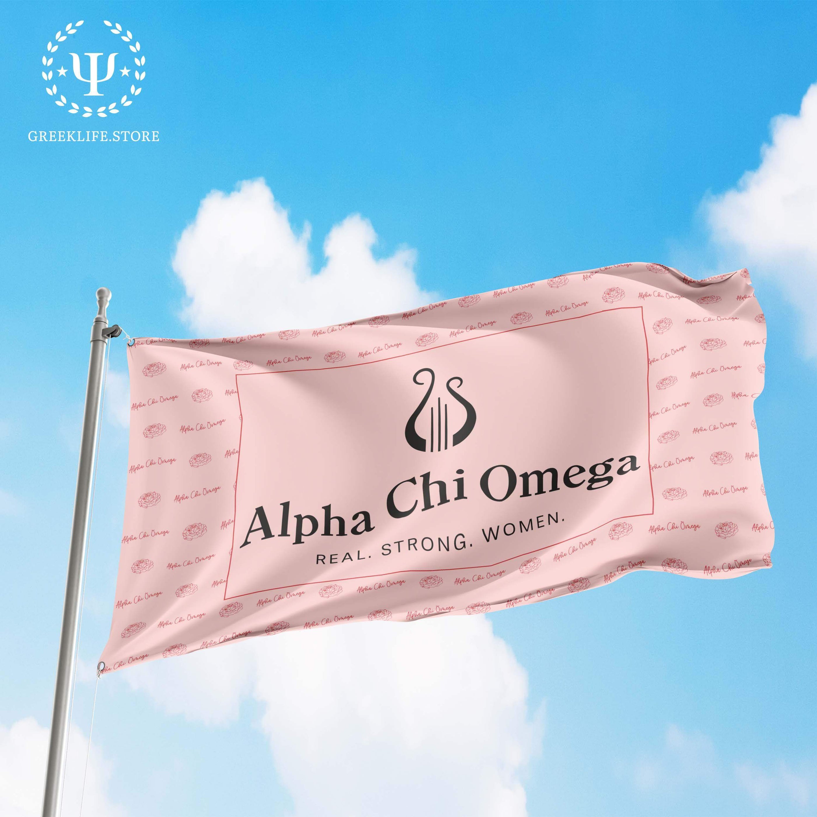 Alpha Chi Omega Flags and Banners - Greek Life — GreekLife.Store