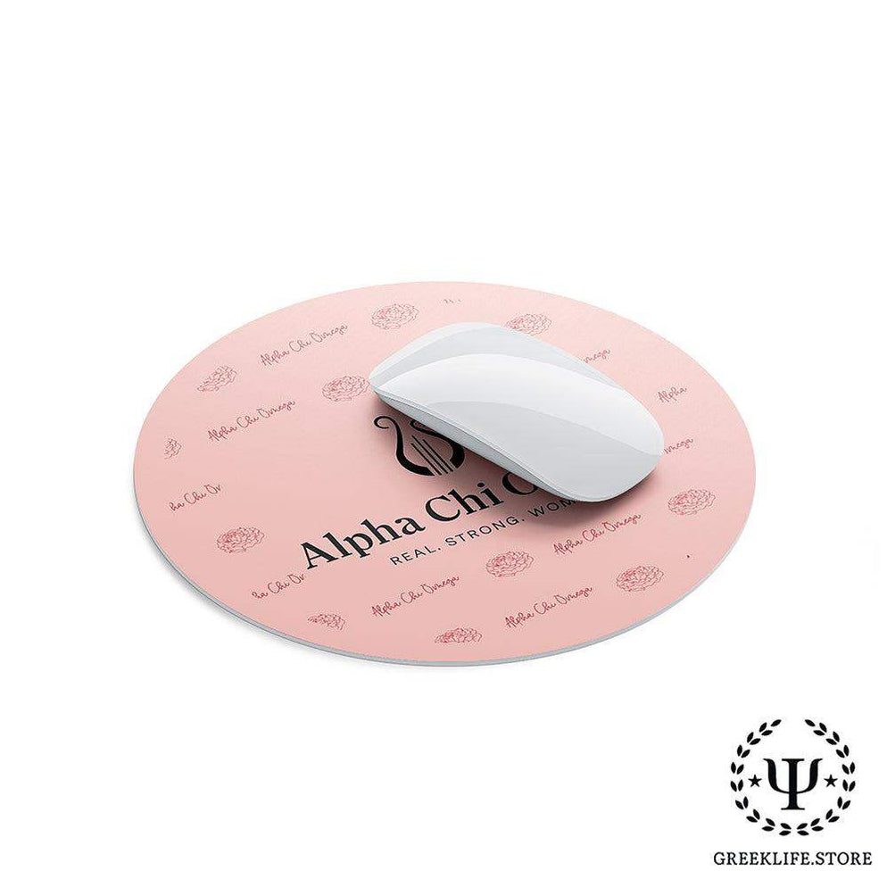 Alpha Chi Omega Mouse Pad Round — GreekLife.Store