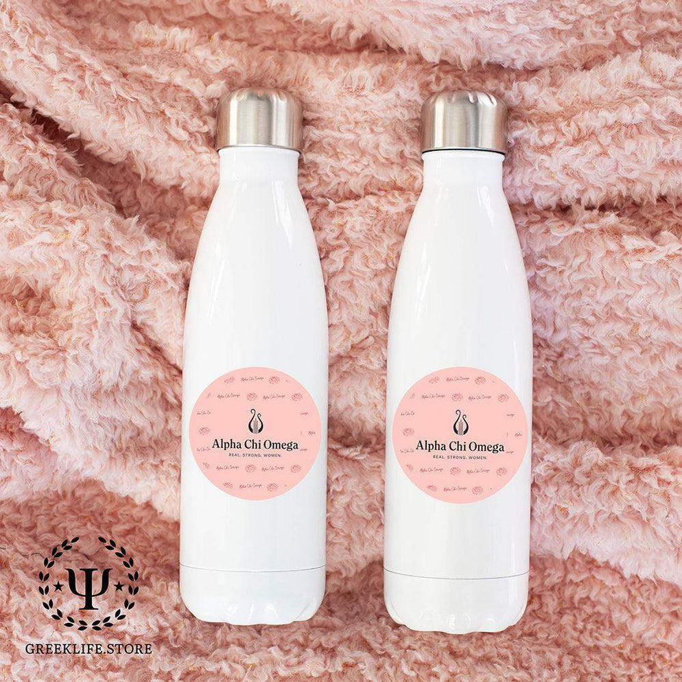 Alpha Chi Omega Stainless Steel Thermos Water Bottle 17 OZ — GreekLife ...