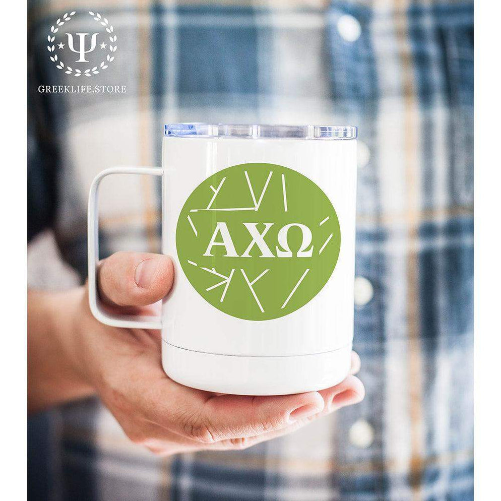 Alpha Chi Omega Stainless Steel Travel Mug 13 OZ — GreekLife.Store