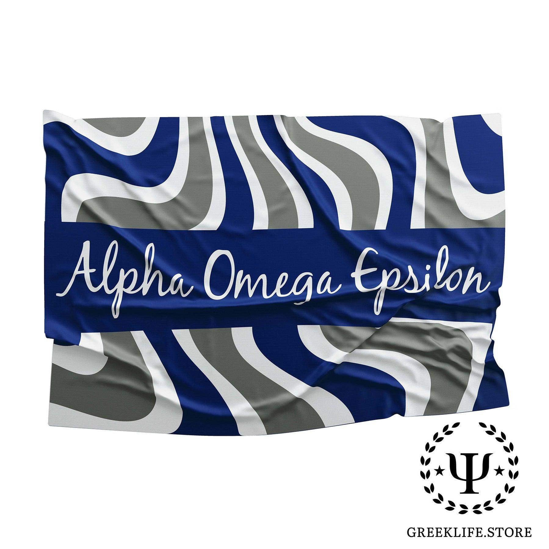 Alpha Omega Epsilon Flags and Banners — GreekLife.Store