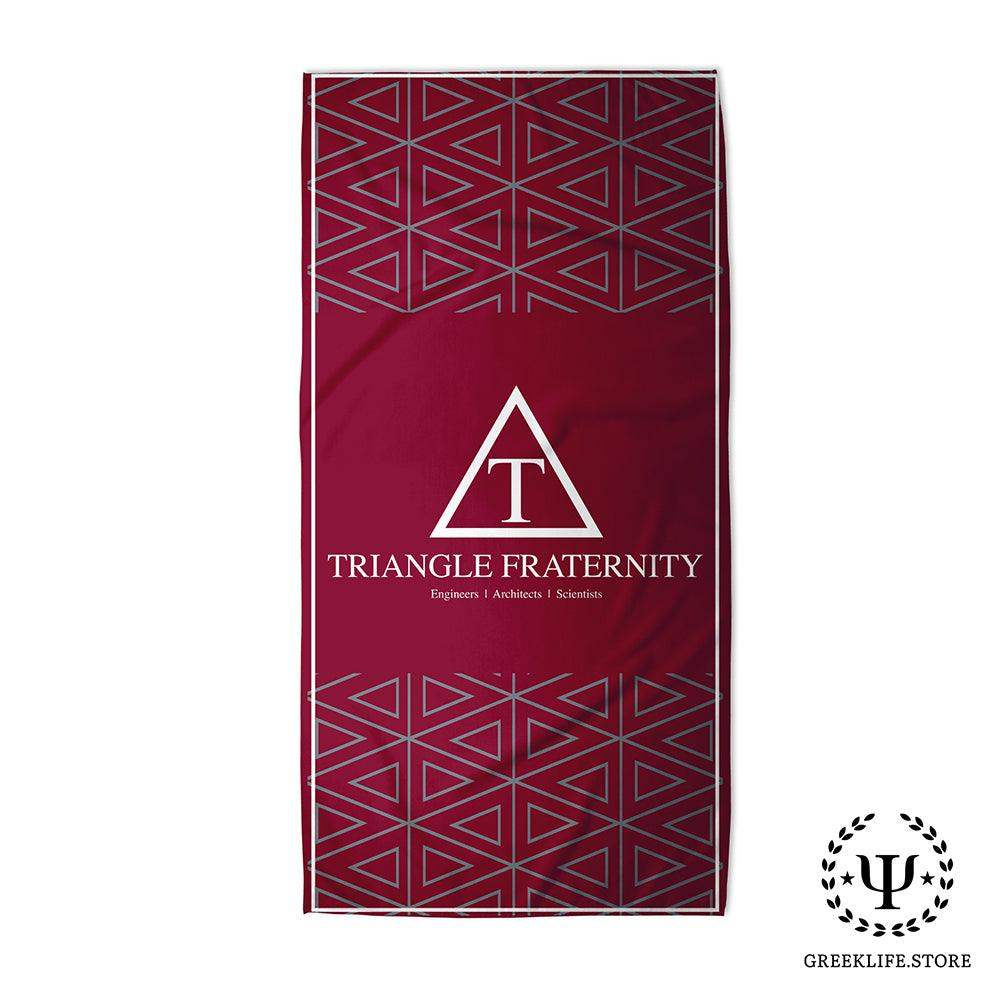Triangle Fraternity Beach & Bath Towel Rectangle 30″ × 60″ — GreekLife ...