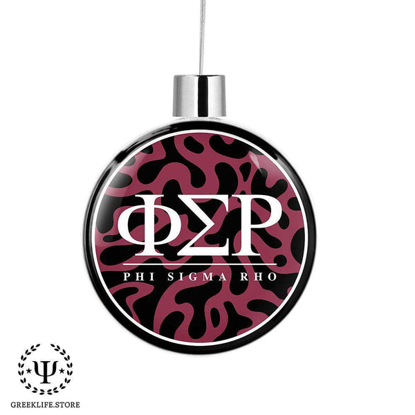 Phi Sigma Rho Christmas Ornament Flat Round — GreekLife.Store