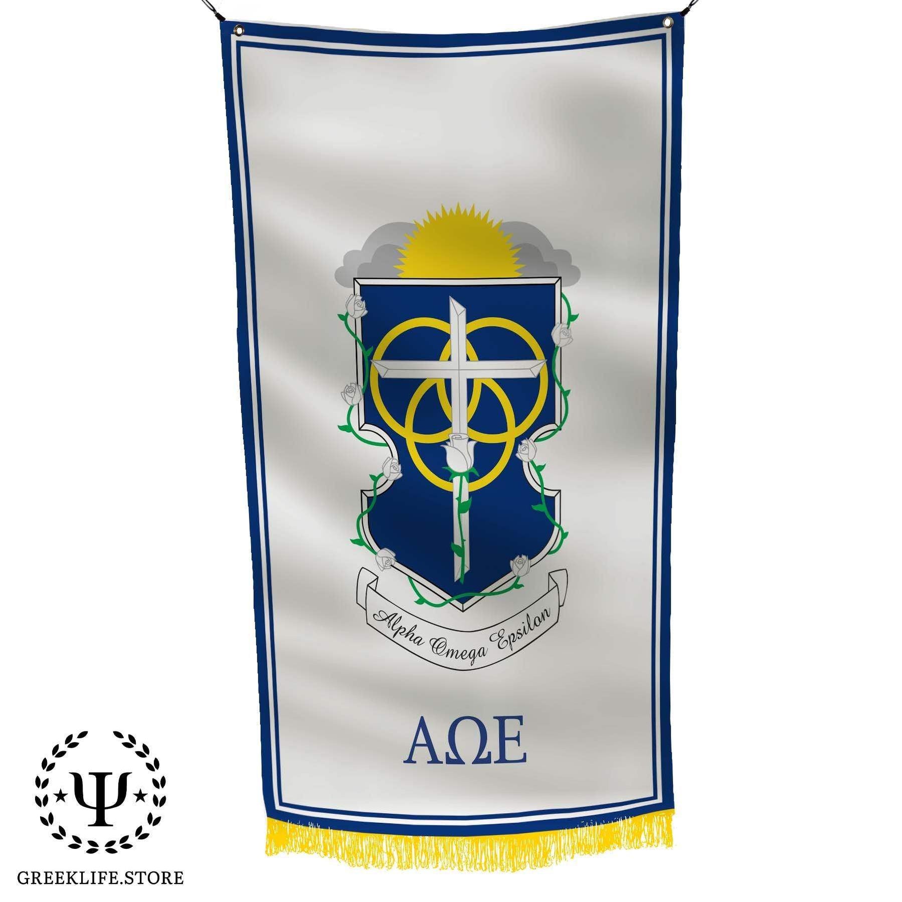Alpha Omega Epsilon Flags and Banners — GreekLife.Store