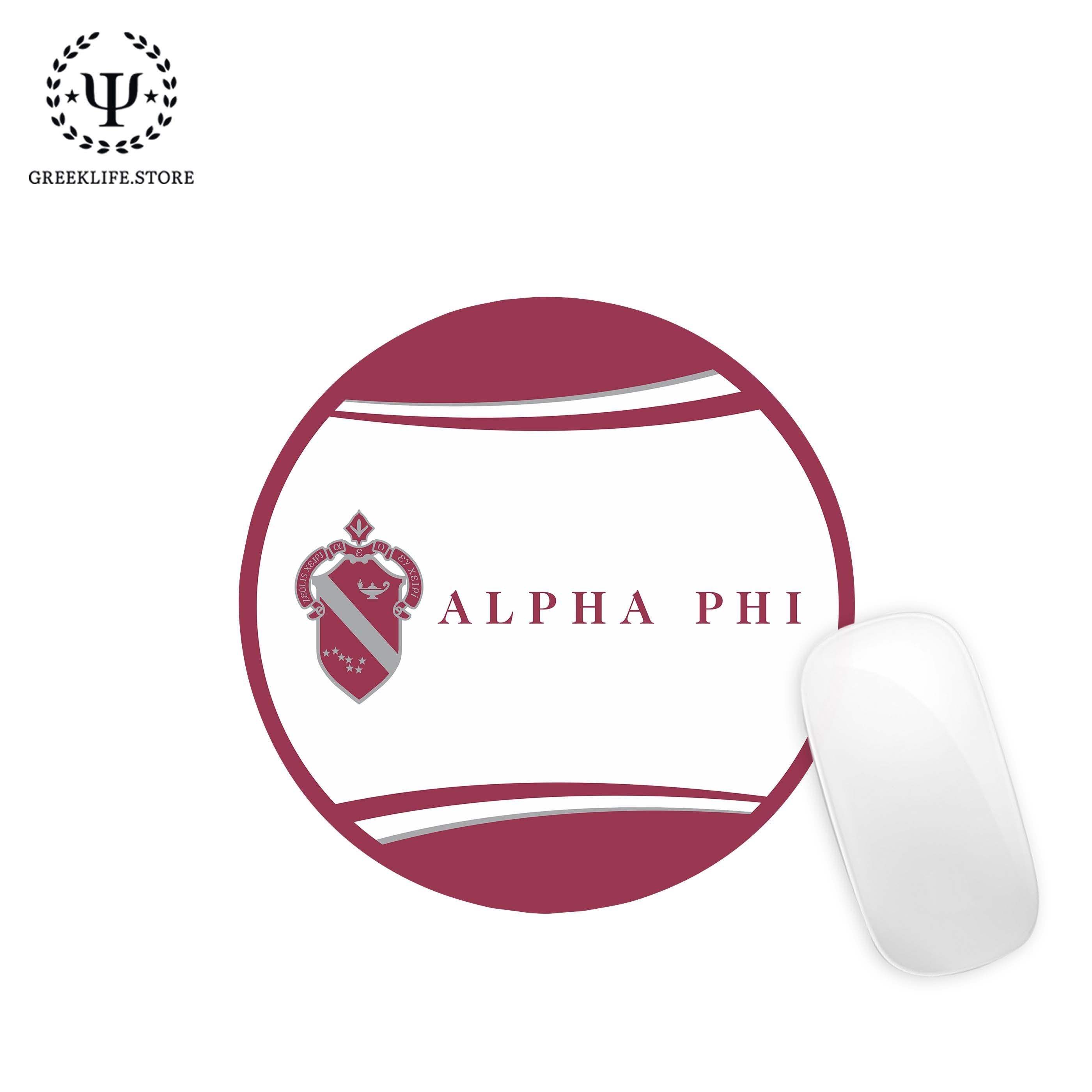 Alpha Phi Mouse Pad Round — GreekLife.Store