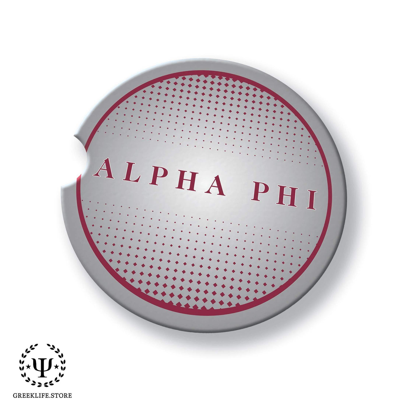 Alpha Phi Car Cup Holder Coaster (Set of 2) — GreekLife.Store