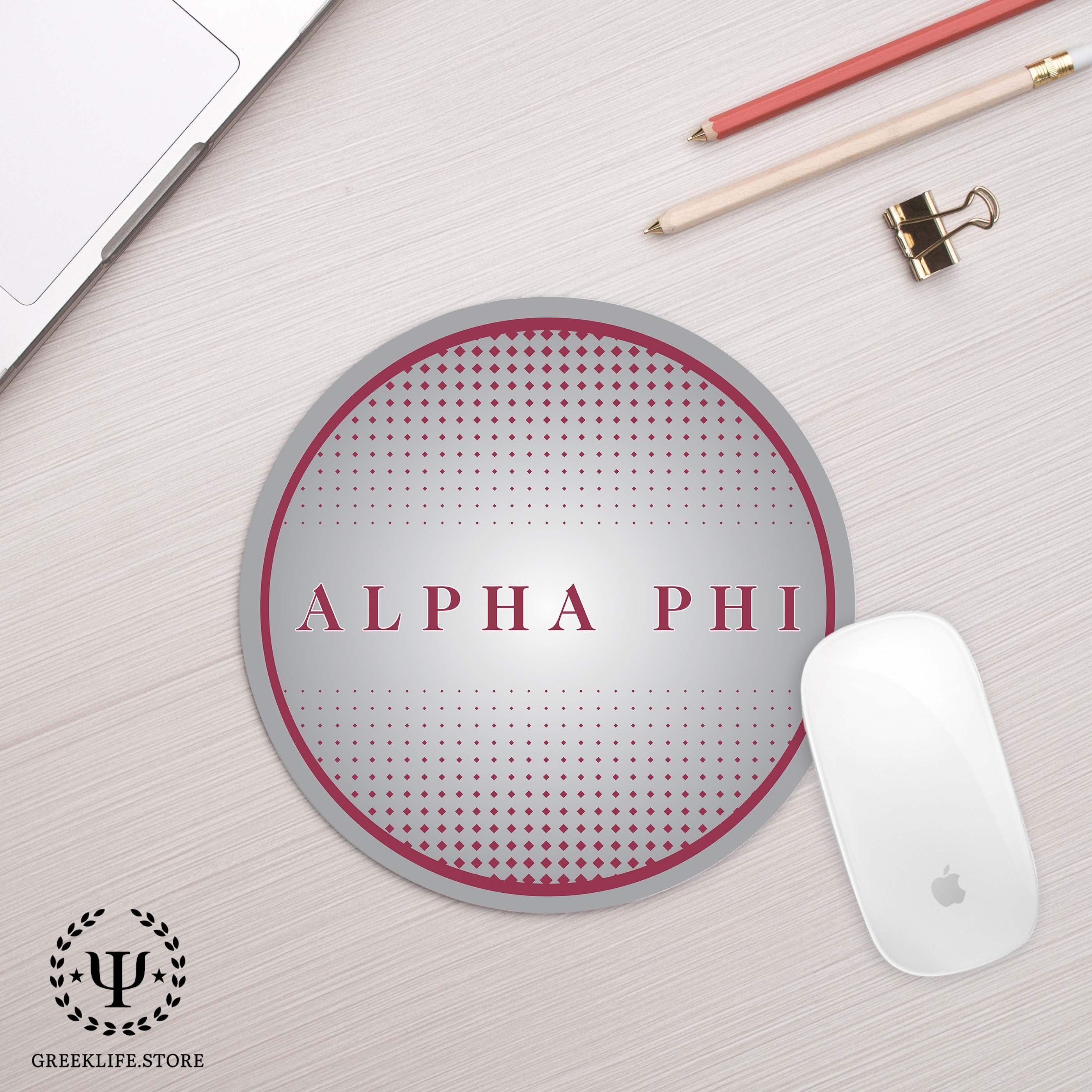 Alpha Phi Mouse Pad Round — GreekLife.Store