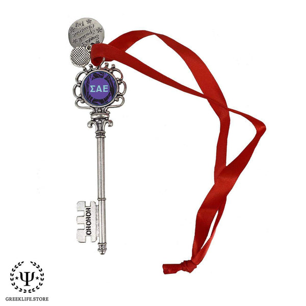 Sigma Alpha Epsilon Christmas Ornament Santa Magic Key — GreekLife.Store