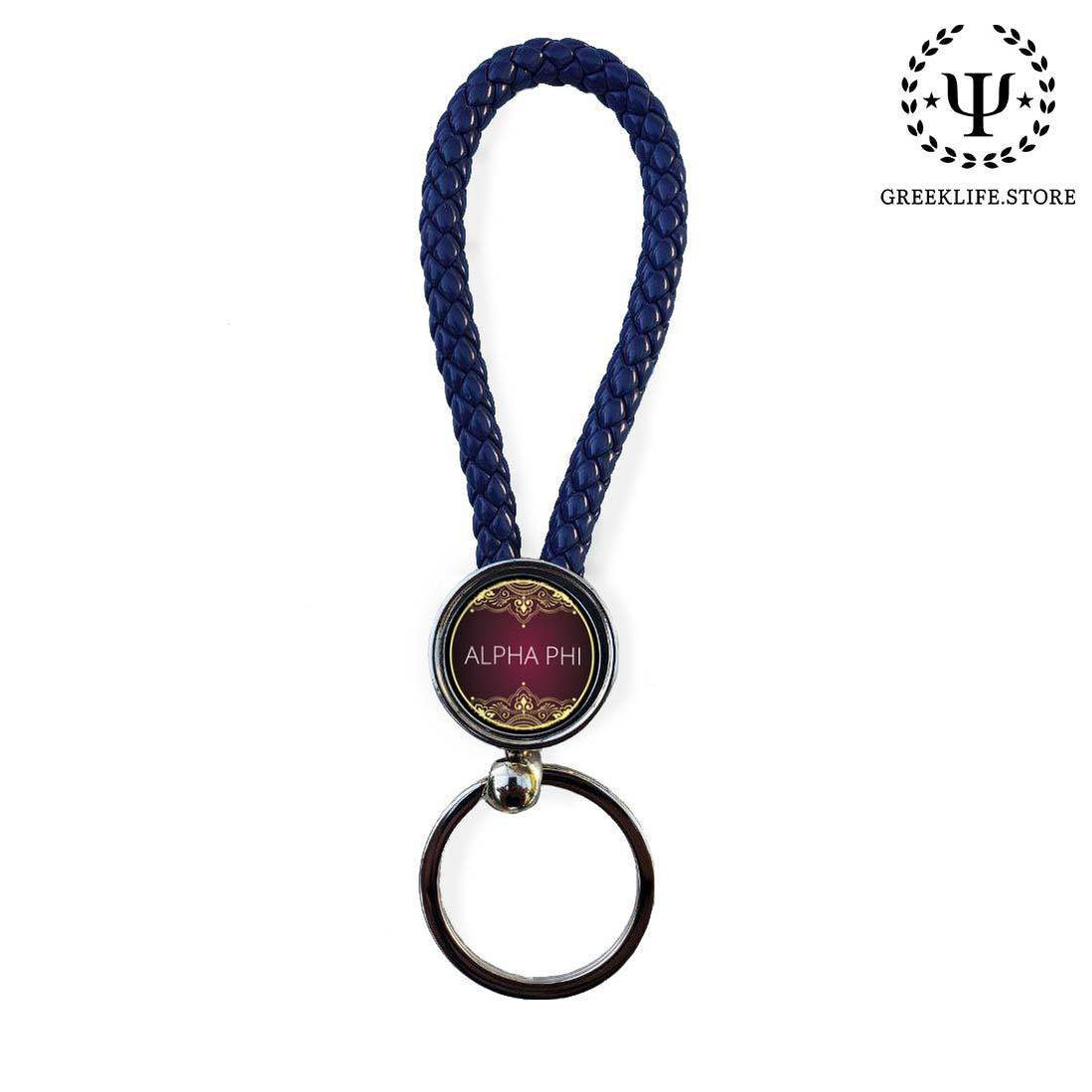 Alpha Phi Key chain round — GreekLife.Store